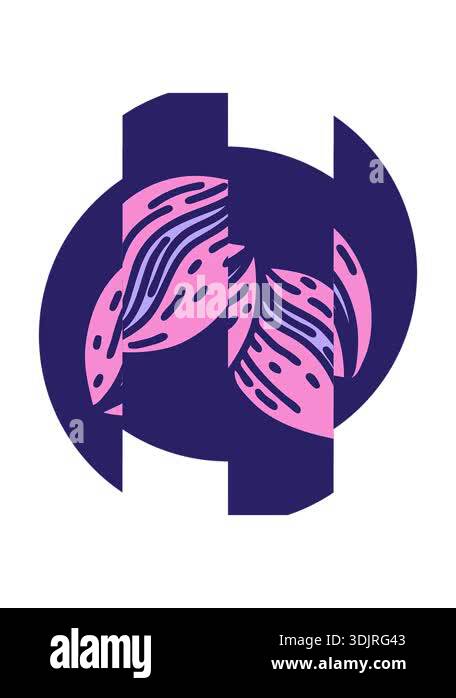 splitting motion animation of iconic tattoo style image of coffee beans ...