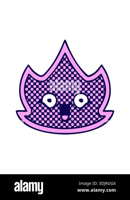 neon light effect animation of cartoon of a fire design Stock Video ...