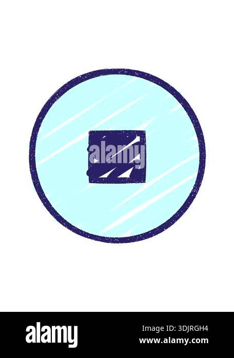 shaking motion animation of Stop Symbol Chalk Drawing Stock Video ...