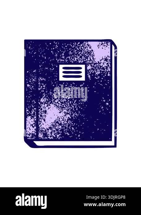 neon light effect animation of retro grunge texture cartoon of a study ...