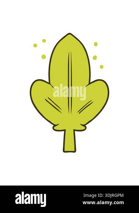 changing color animation of cartoon leaf doodle Stock Video Footage - Alamy