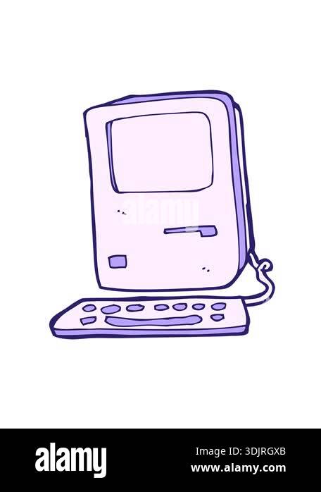 jiggle motion animation of cartoon of computer Stock Video Footage - Alamy