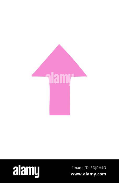 splitting effect animation of flat color retro cartoon of a pointing ...