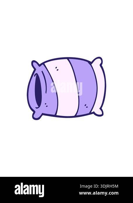 sales flash animation of cartoon pillow drawing Stock Video Footage - Alamy