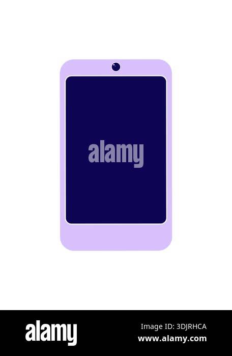 neon light effect animation of cell phone graphic vector illustration ...