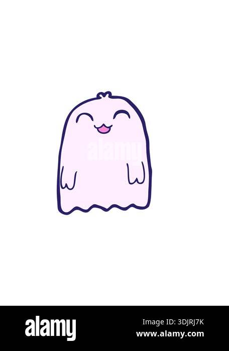 horizontally vibrating animation of a ghost Stock Video Footage - Alamy