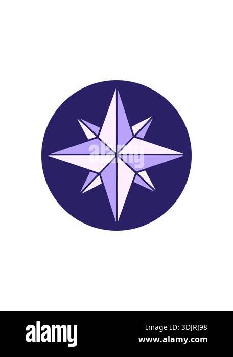sales flash animation of iconic tattoo style image of a star symbol ...