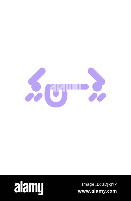 radioactive glowing animation of disappointed face icon Stock Video ...