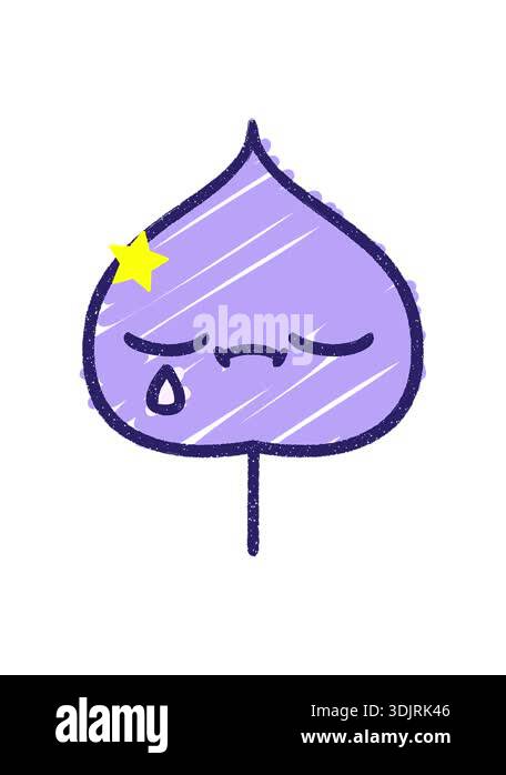 twinkling stars effect animation of Leaf Drawing Stock Video Footage ...