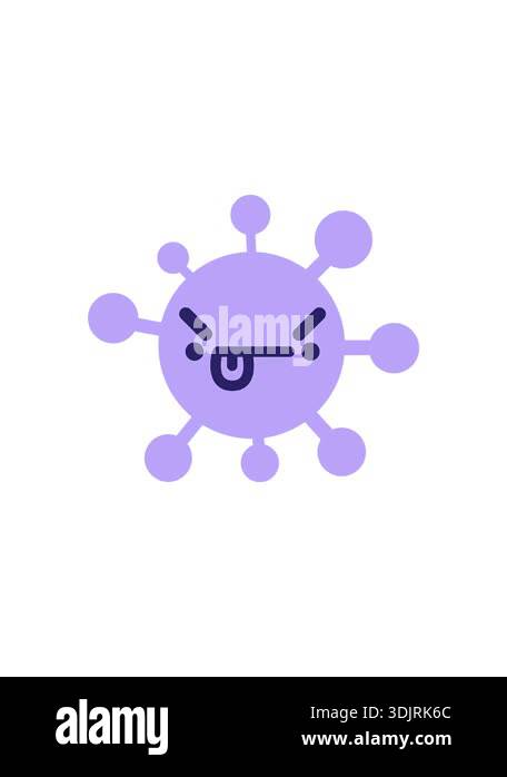 radioactive glowing animation of concentrating virus Stock Video ...