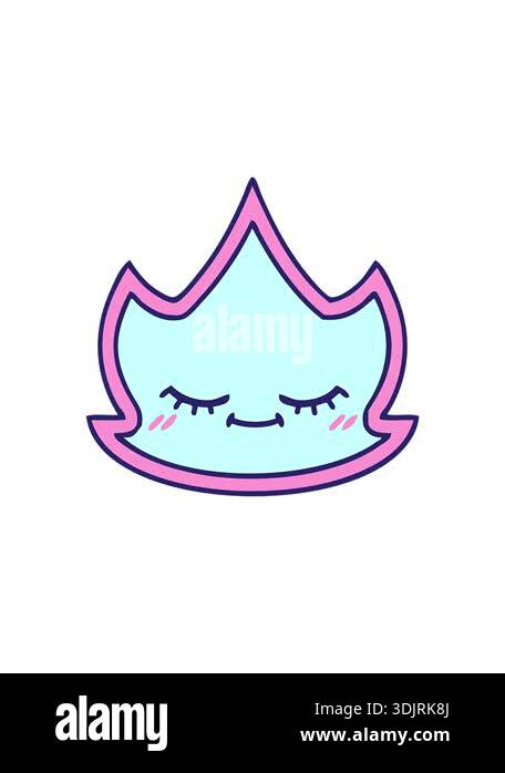 popping motion animation of cartoon of a fire Stock Video Footage - Alamy