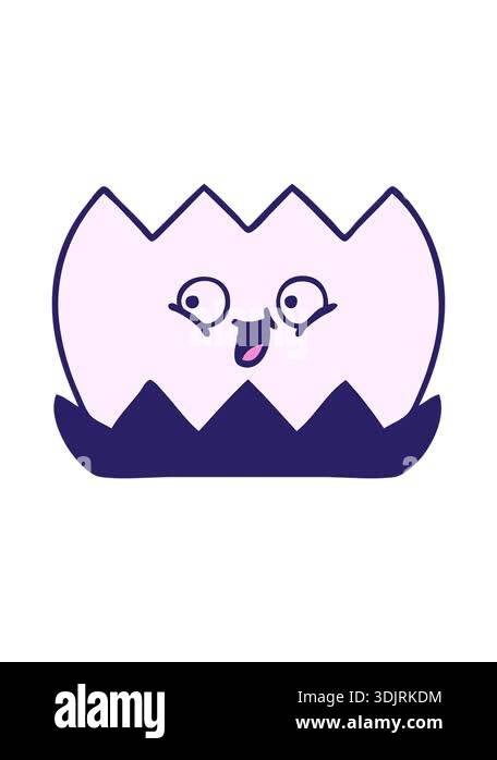 shaking motion animation of a cute cartoon of a water lily Stock Video ...