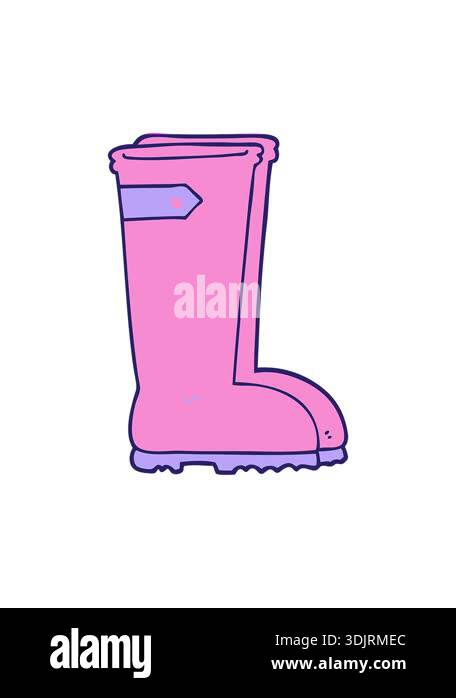 power up animation of cartoon wellington boots Stock Video Footage - Alamy