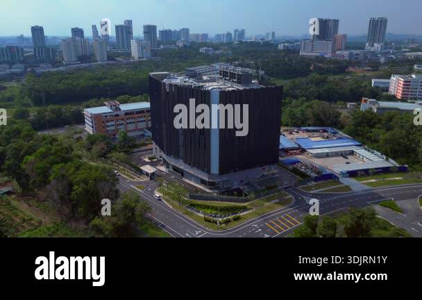 Modern data center building in malaysia, featuring contemporary ...