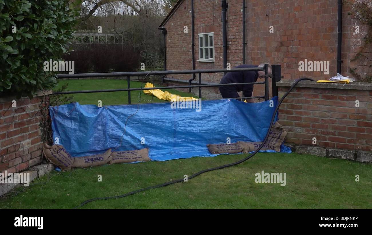 Residents who narrowly escaped flooding caused by storm Chandra prepare ...