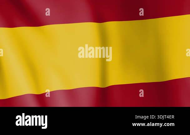 Flag of Spain animated background. Symbol of the Spanish nation and the ...