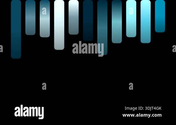 Gradient bars on black background Stock Video Footage - Alamy