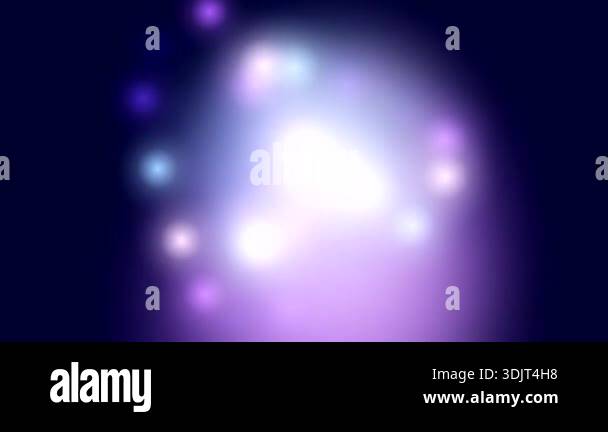 Glowing Light Purple Bokeh Effect Animation Stock Video Footage - Alamy