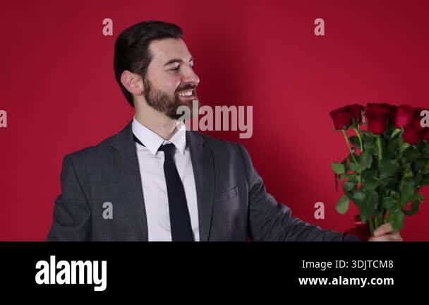Handsome male red roses Stock Videos & Footage - HD and 4K Video Clips ...