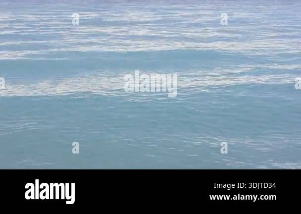 Beautiful view of wavy sea with clean water, closeup Stock Video ...