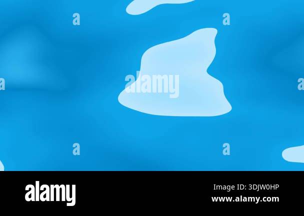 Observing Soft Blue Abstract Background in Smooth Motion Stock Video ...