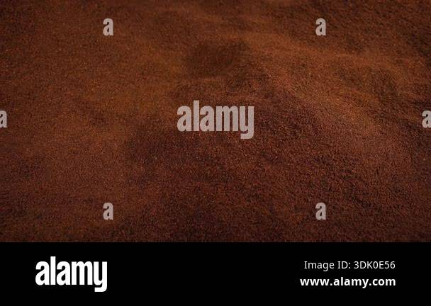 Ground Coffee Drink Ingredient Moving Shot Stock Video Footage - Alamy