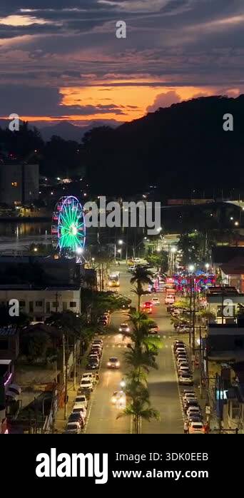 Amusement Park At Itanhaem In Sao Paulo Brazil. Touristic Attraction ...