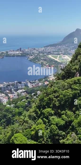 Tijuca Forest In Rio De Janeiro Brazil. Corcovado Mountain. Atlantic ...