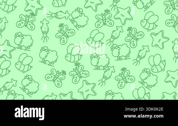 Farm animal pattern seamless Stock Videos & Footage - HD and 4K Video ...
