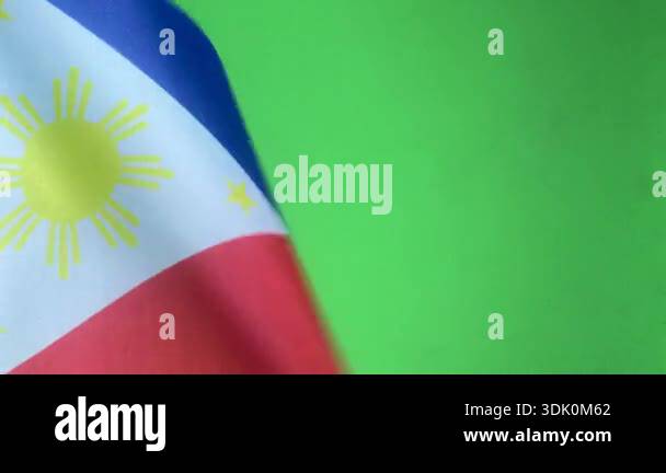 Flags of the world, flag of Philippines on green screen Stock Video ...