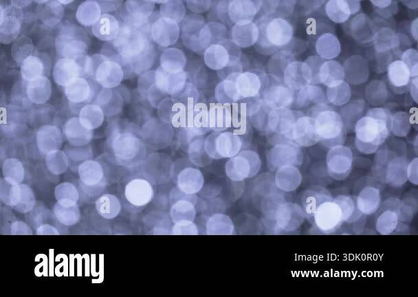 Footage of Abstract Blurred Sparkling Silver Blue Illuminated ...