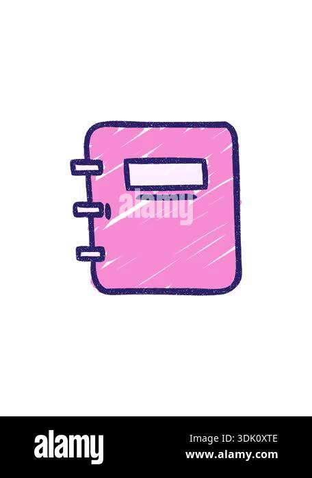 flashy sales animation of an Exercise Book Chalk Drawing Stock Video ...