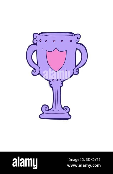 vibrating motion animation of cartoon trophy Stock Video Footage - Alamy