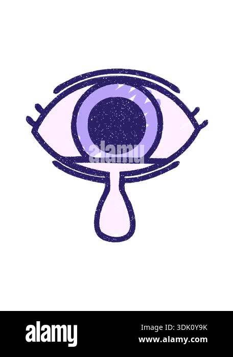 vibrating motion animation of Occult Eye Drawing Stock Video Footage ...