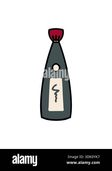 jiggle and pause animation of an expensive japanese sake bottle Stock ...
