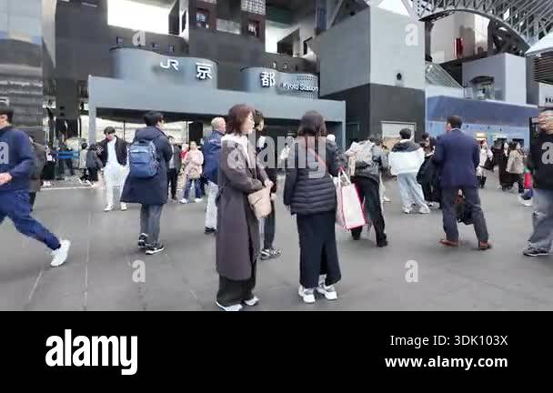 Kyoto Station Skywalk Elevated Interior Walkway, Nov 29 2025 Stock ...