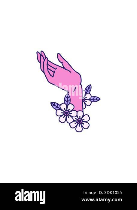 sales flash animation of hand design Stock Video Footage - Alamy