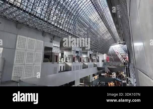 Kyoto Station Skywalk Elevated Interior Walkway, Nov 29 2025 Stock ...