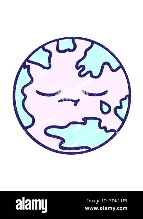 pixelize effect animation of Chalk Drawing Stock Video Footage - Alamy