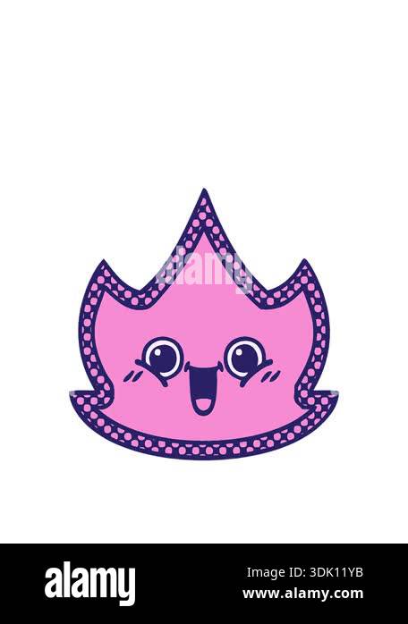 stretching up animation of quirky cartoon of a fire Stock Video Footage ...