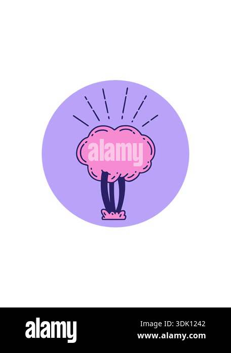 sales flash animation of drawing of a tattoo style tree Stock Video ...