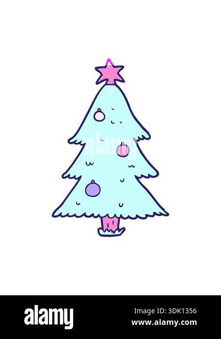 power up animation of christmas tree Stock Video Footage - Alamy