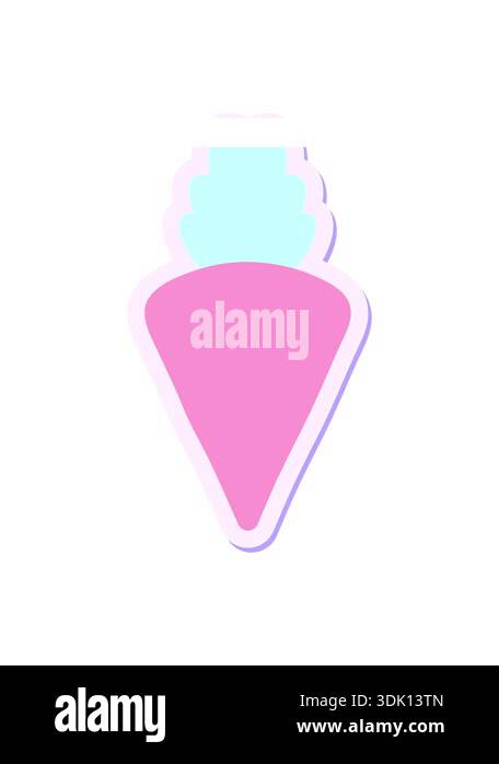 power up animation of tasty looking carrot sticker Stock Video Footage ...