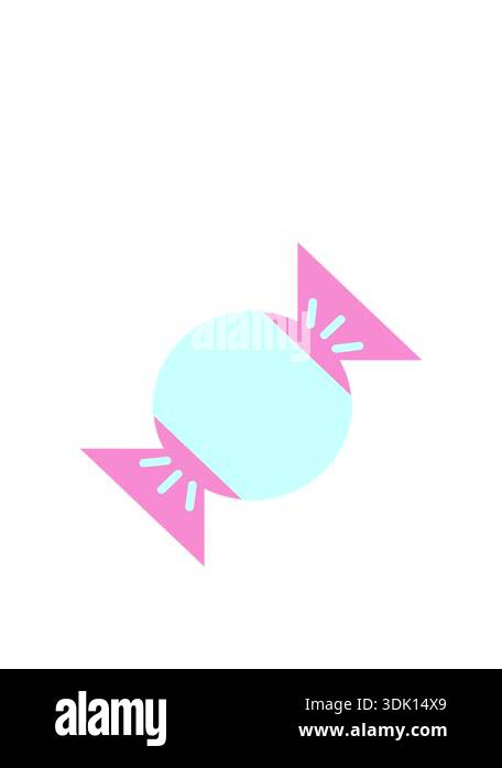 stretching up animation of halloween candy cartoon Stock Video Footage ...