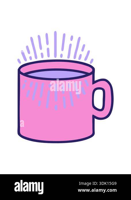 shine light effect animation of image of cup of coffee Stock Video ...