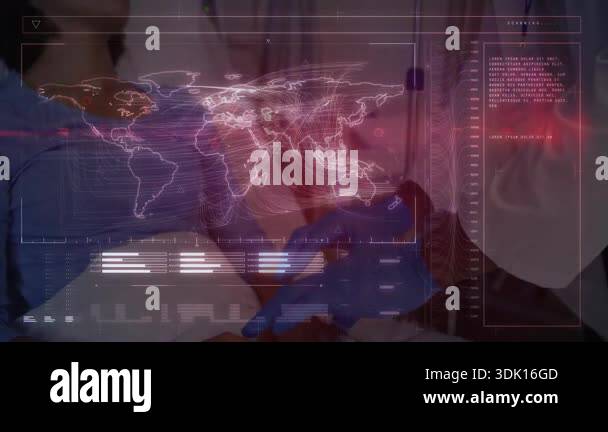 Nurse connecting IV drip after inserting catheter and showing medical ...