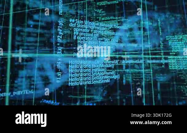 HelloWorld code drifting on grid starting DNA helix forming and ...