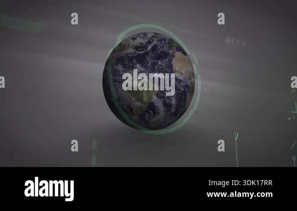 Green ring forming around rotating Earth pulsing circuits and bands ...