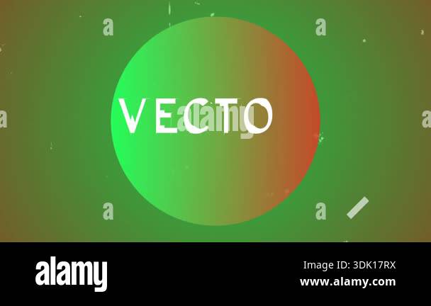 Displaying vector title on gradient canvas, rotating circle forming AEC ...