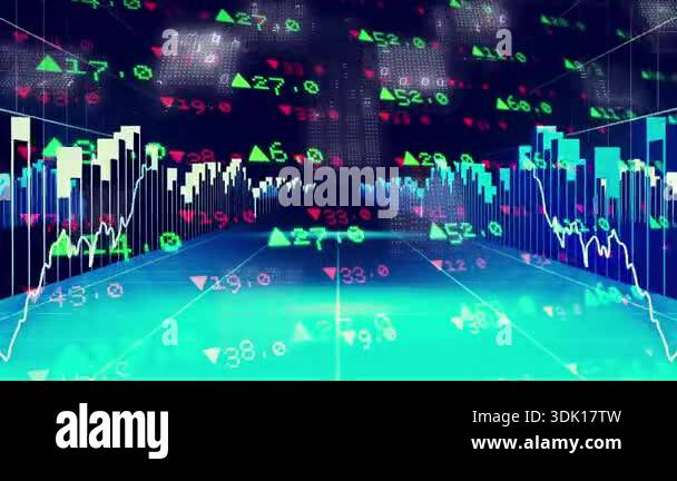 On launch 3D bar charts flickering, arrows floating, line graph drawing ...